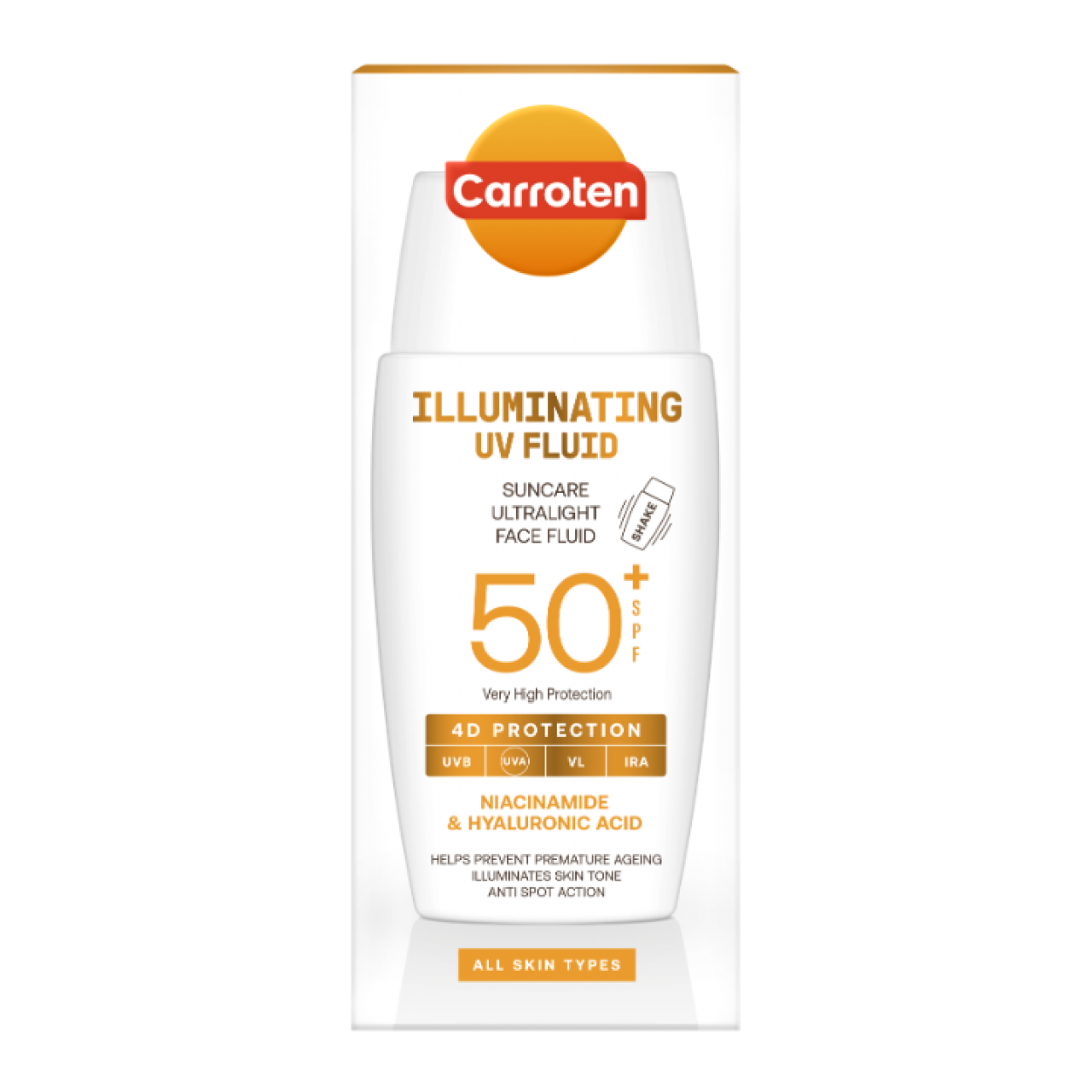 CARROTEN SUN KREMA ZA LICE FLUID SPF50+ 50ML | On-line Apoteka Janković