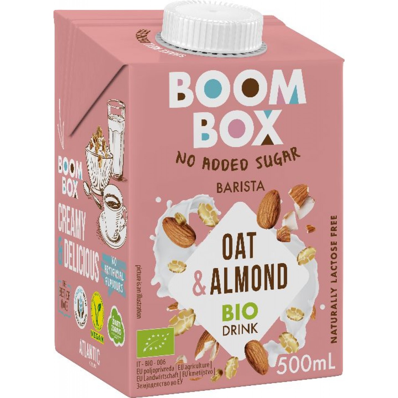 BOOM BOX BIO OVSENI NAPITAK SA BADEMOM 500ML | On-line Apoteka Janković
