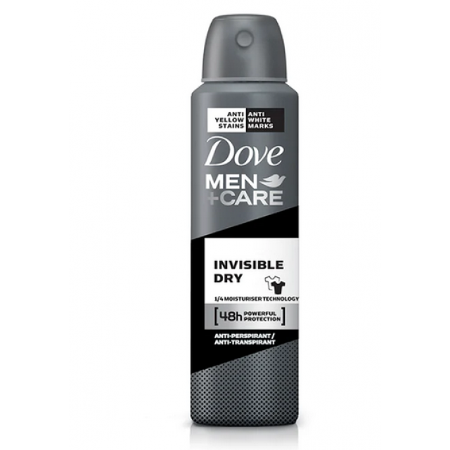 DOVE MEN INVISIBLE DRY ANTIPERSPIRANT U SPREJU 150ML | On-line Apoteka ...