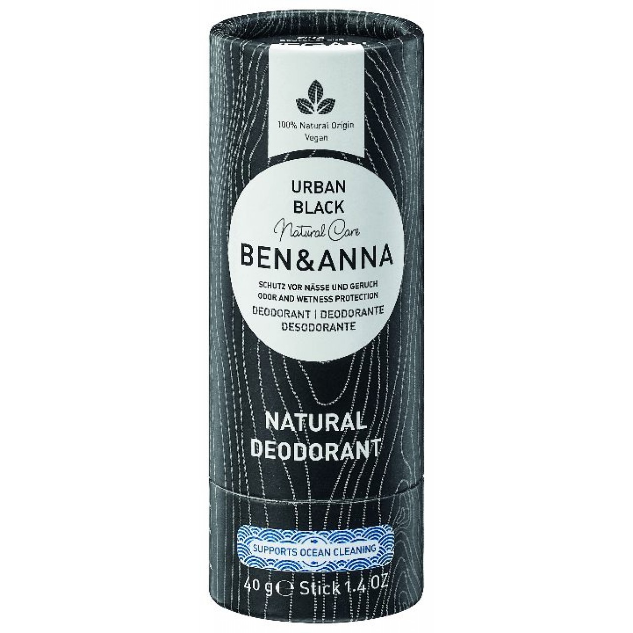 BEN&ANNA Natural Deodorant - URBAN BLACK 40g | On-line Apoteka Janković