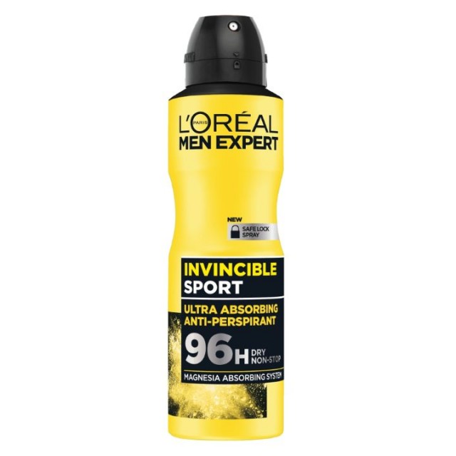 LOREAL MEN EXPERT INVINCIBLE SPORT 96H DEZODORANS U SPREJU 150ML | On ...