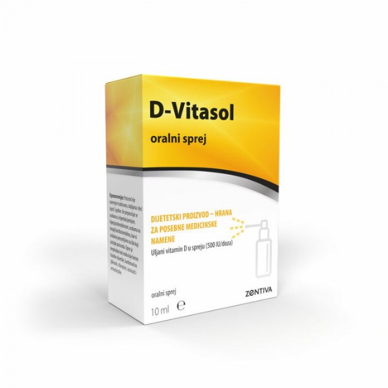 D-VITASOL ORALNI SPREJ 200x500IJ 10ML | On-line Apoteka Janković