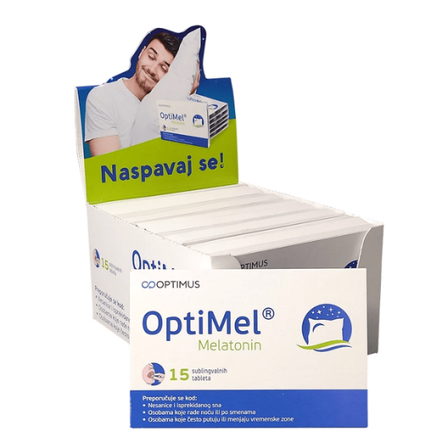 OPTIMEL MELATONIN 15 BLISTERAx15 TABLETA | On-line Apoteka Janković