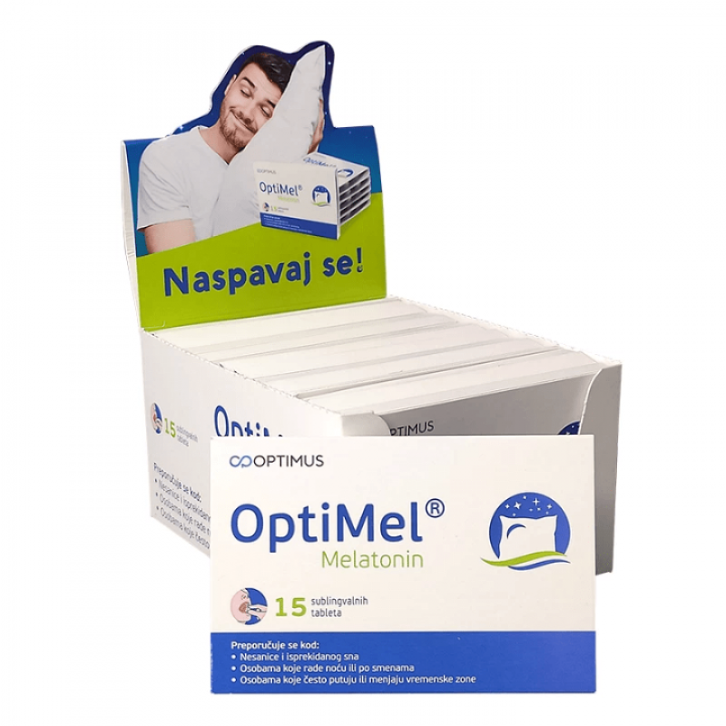 OPTIMEL MELATONIN 15 BLISTERAx15 TABLETA | On-line Apoteka Janković