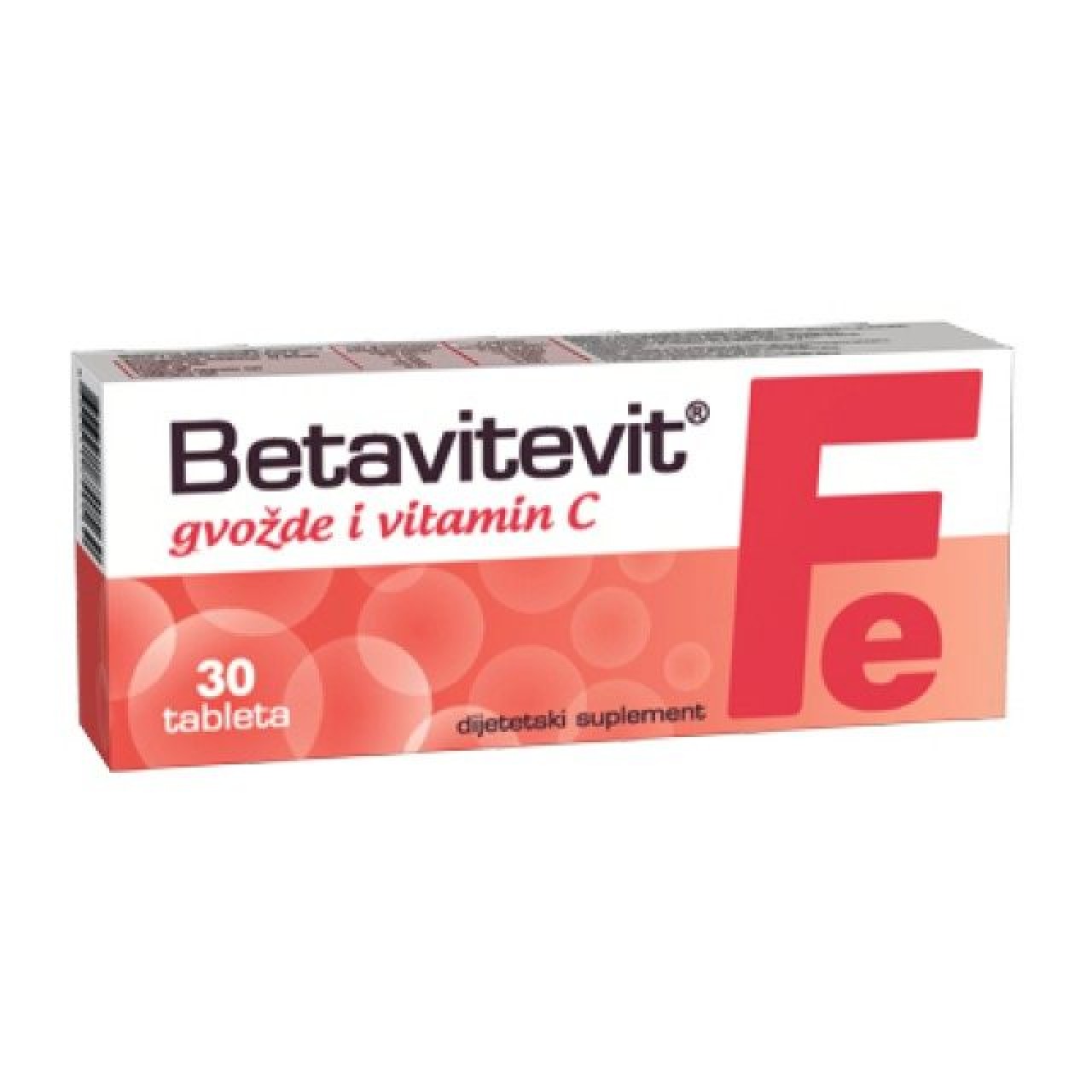BETAVITEVIT GVOŽĐE I VITAMIN C TABLETE A30 | On-line Apoteka Janković