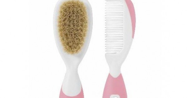 CHICCO SET ČEŠALJ + ČETKA ROZE | On-line Apoteka Janković
