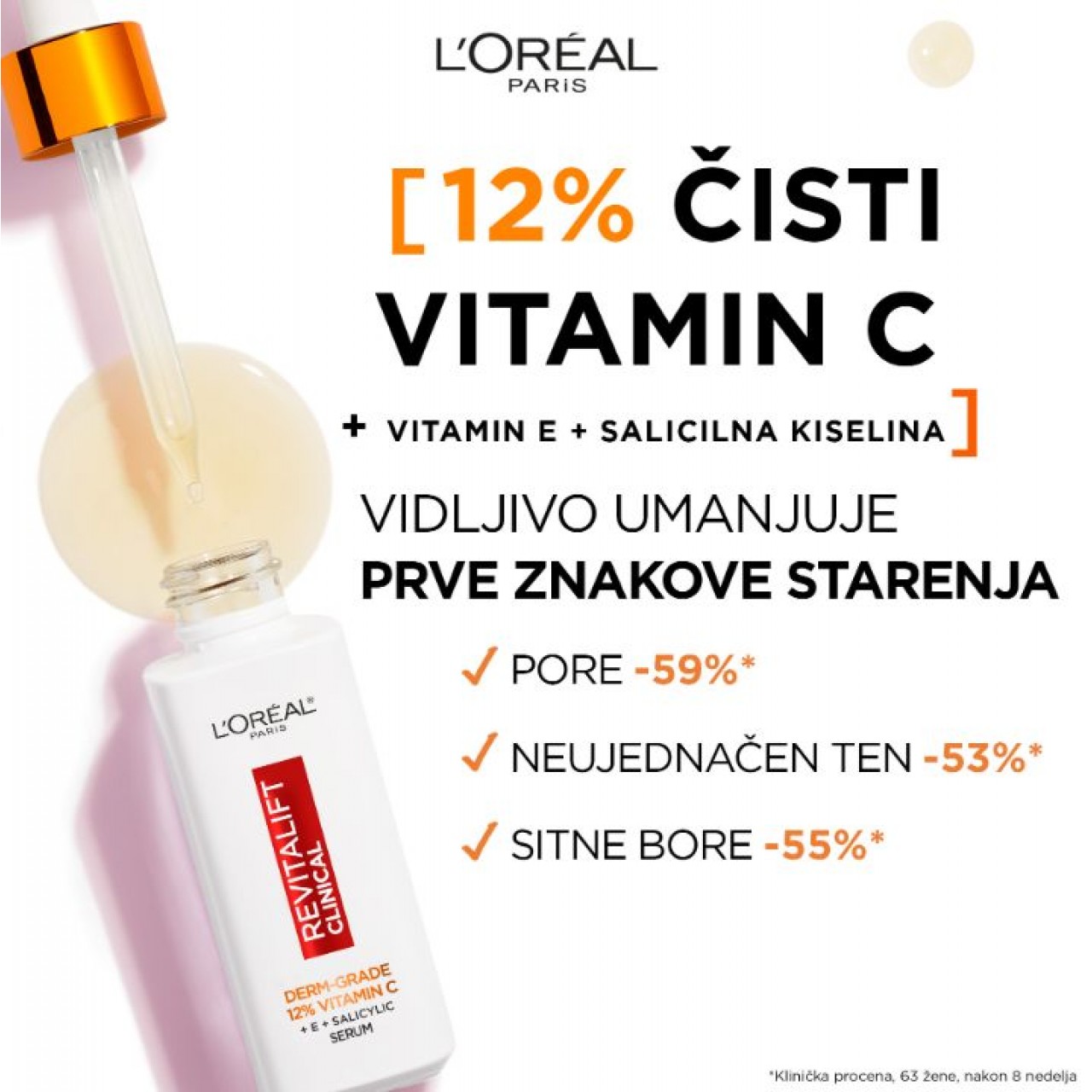 LOREAL REVITALIFT VITAMIN C SERUM 30 ML | On-line Apoteka Janković