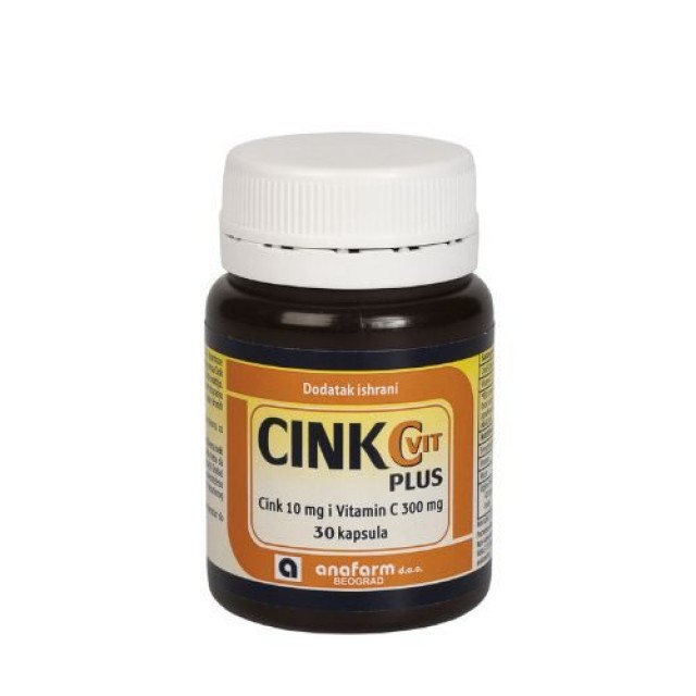 CINK C VITAMIN PLUS 30 KAPSULA | On-line Apoteka Janković