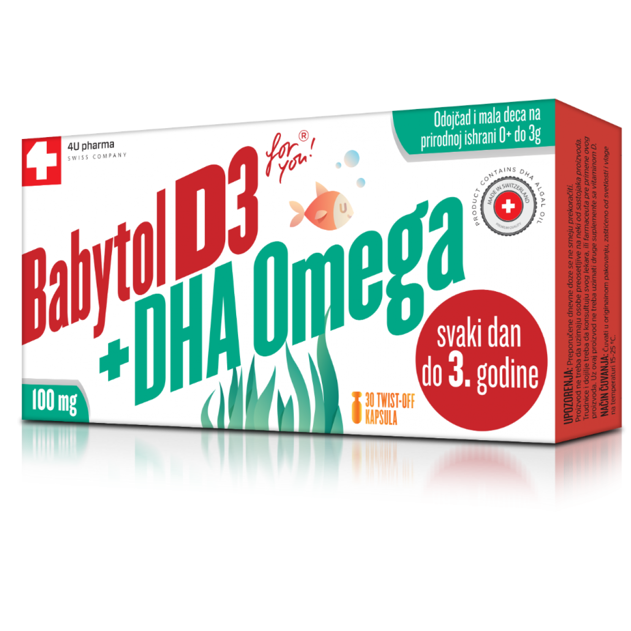 BABYTOL D3+OMEGA KAPSULE A30 | On-line Apoteka Janković