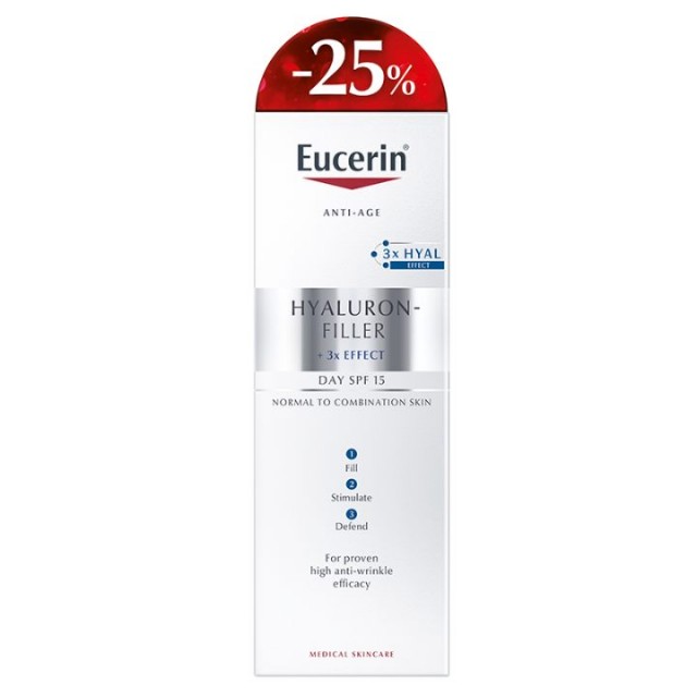 EUCERIN PROMO HYALURON-FILLER DNEVNA KREMA ZA NORMALNU I MEŠOVITU KOŽU ...