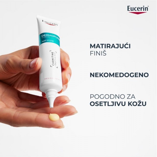 EUCERIN DERMOPURE CLINICAL MAT FLUID 40ML | On-line Apoteka Janković