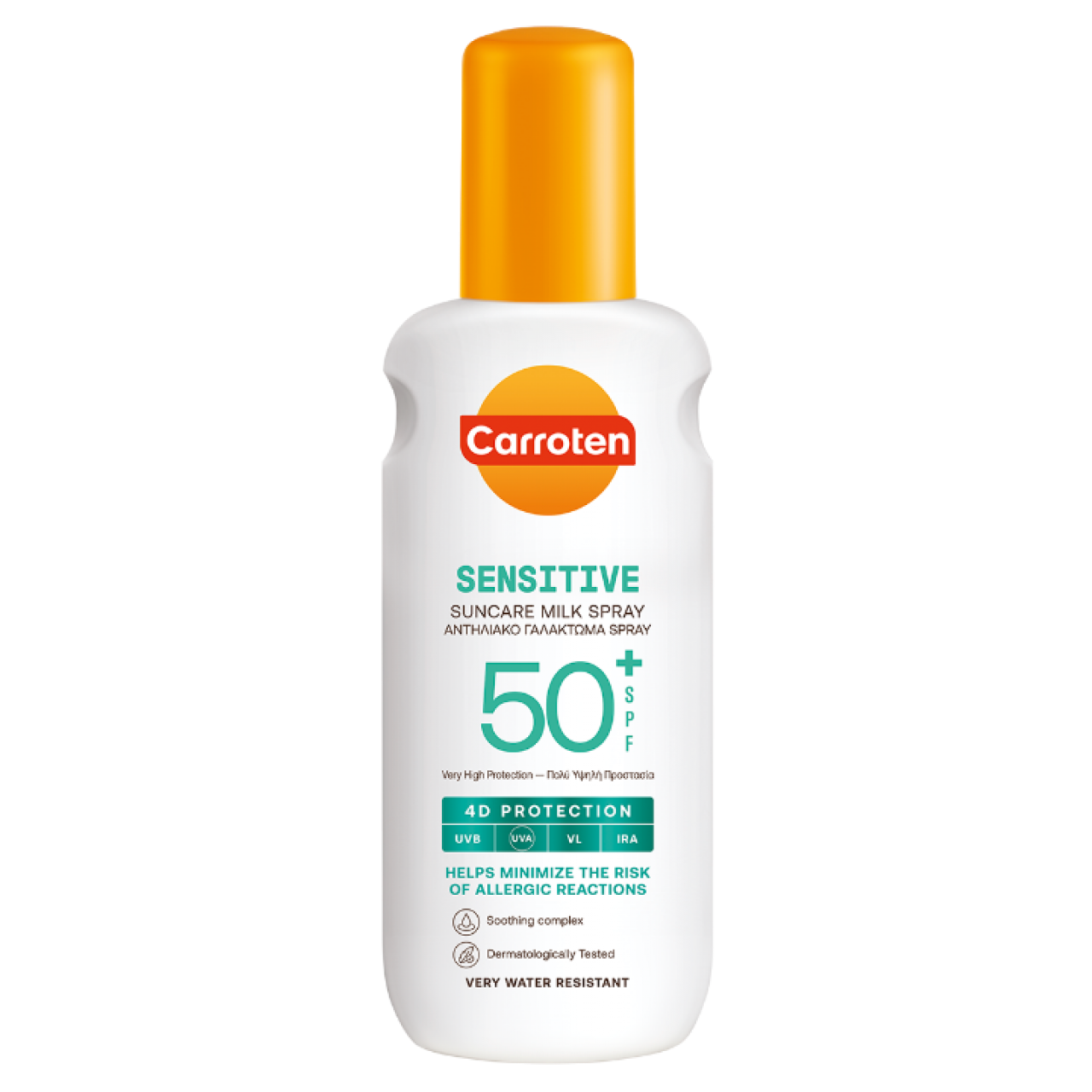 CARROTEN SUN MLEKO SPREJ ZA OSETLJIVU KOŽU SPF50+ 200ML | On-line ...