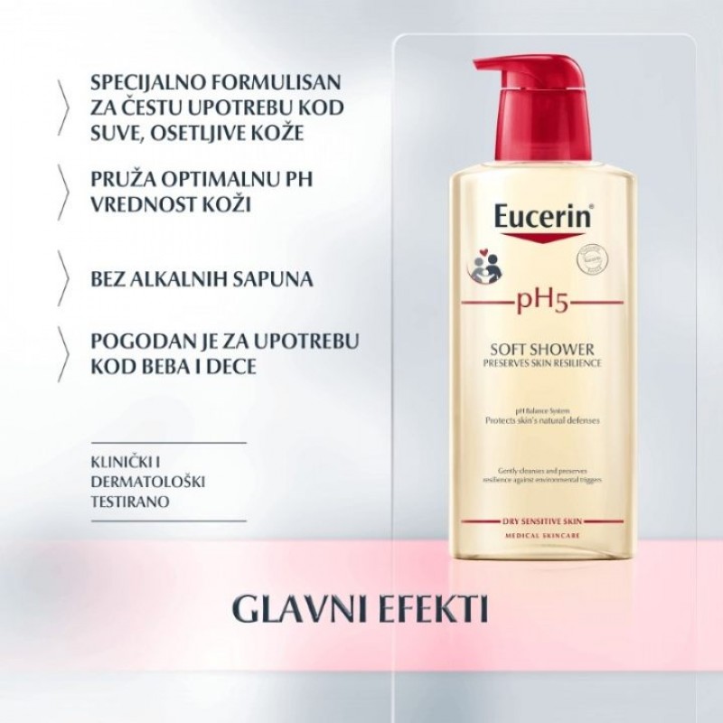 EUCERIN PH5 SOFT SHOWER 400ML | On-line Apoteka Janković