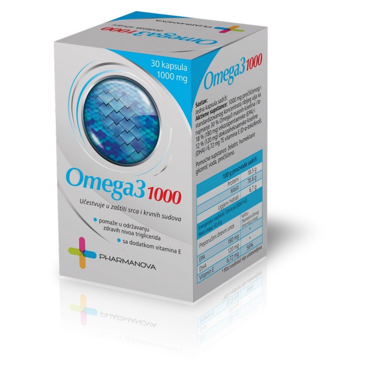 NUT.OMEGA 3 CPS.30X1000MG PHN | On-line Apoteka Janković