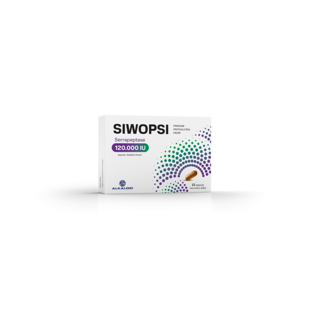 SIWOPSI SERRAPEPTASE 120000IU KAPSULE A15 | On-line Apoteka Janković