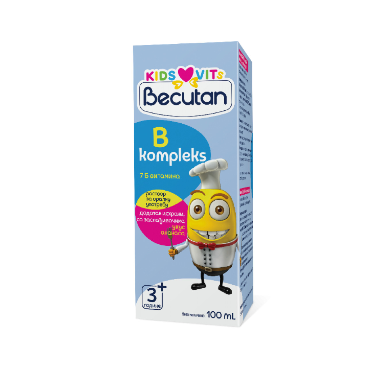 BECUTAN KIDS VITS B-COMPLEX SIRUP 100ML | On-line Apoteka Janković