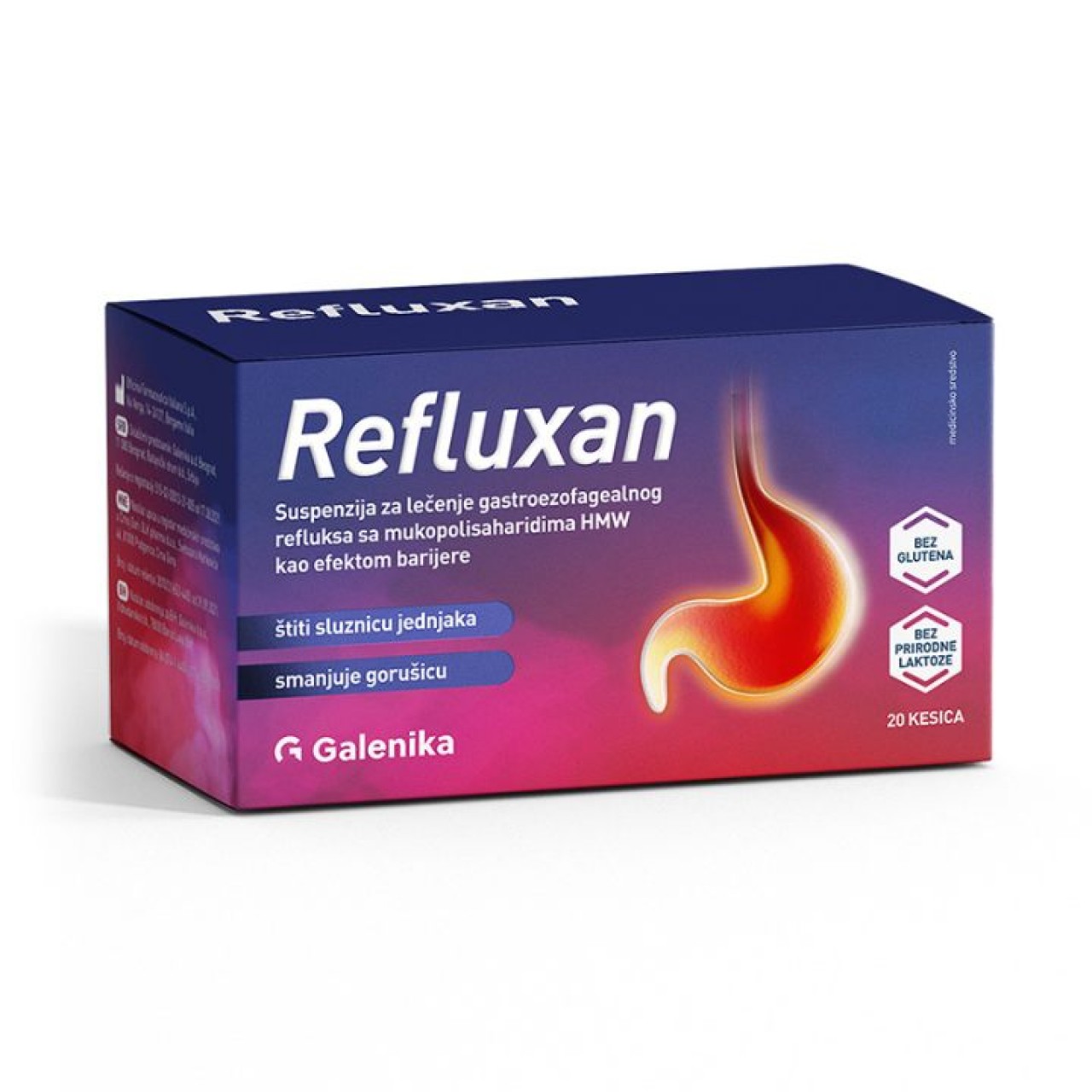 REFLUXAN ORALNA SUSPENZIJA 20x15ML | On-line Apoteka Janković