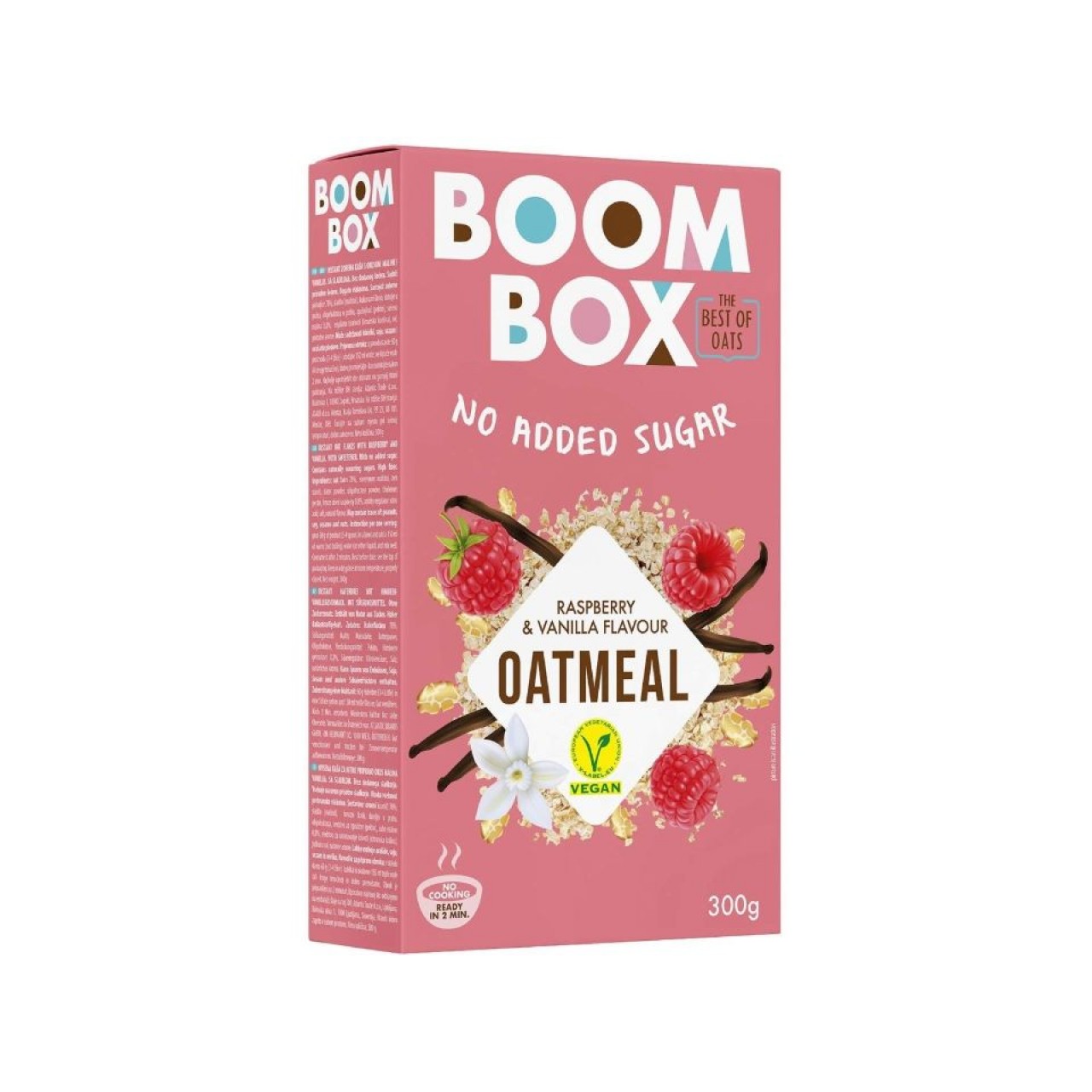 BOOM BOX OVSENA KAŠA MALINA-VANILA 300G | On-line Apoteka Janković