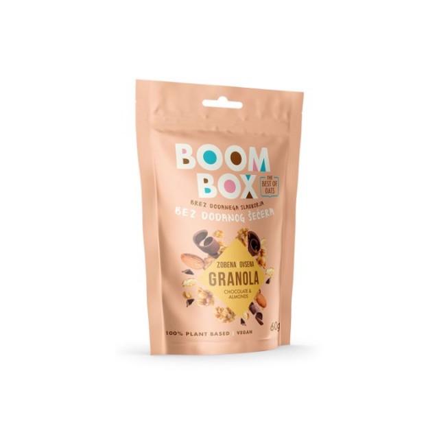 BOOM BOX OVSENA KAŠA GRANOLA ČOKOLADA 60G | On-line Apoteka Janković