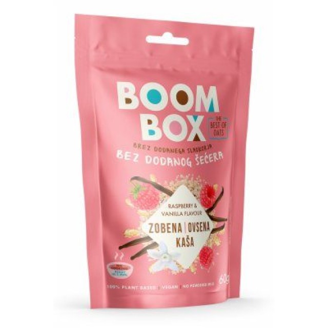 BOOM BOX OVSENA KAŠA MALINA-VANILA 60G | On-line Apoteka Janković