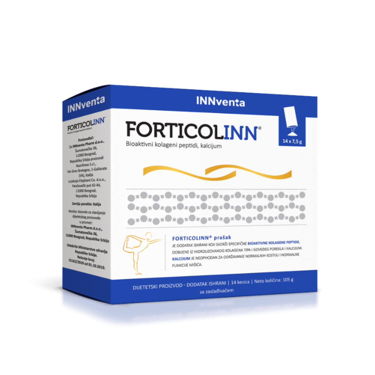 FORTICOLINN PRAŠAK A14 + FORTINN GEL COLD 100ML | On-line Apoteka Janković