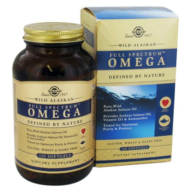 SOLGAR WILD ALASKAN FULL SPECTRUM™ OMEGA KAPSULE A120 | On-line Apoteka ...