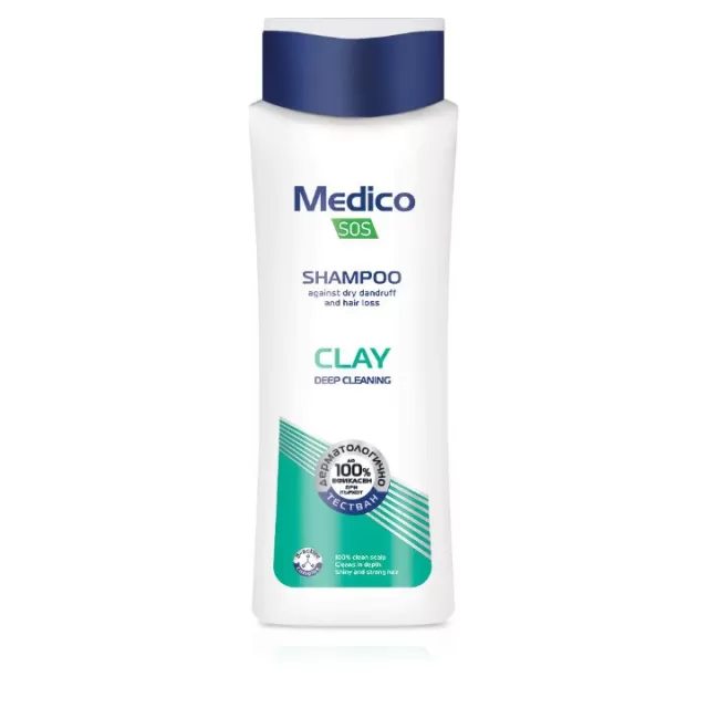 MEDICO SOS CLAY ŠAMPON ZA KOSU 390ML | On-line Apoteka Janković
