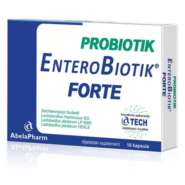 PROBIOTIK ENTEROBIOTIK FORTE, 10 KAPSULA | On-line Apoteka Janković