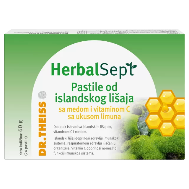 DR.THEISS PASTILE ISLANDSKI LISAJ SA MEDOM I VITAMINOM C A24 | On-line ...
